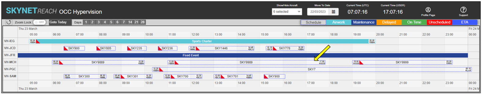 Scheduling in SkyNet REACH and ForeFlight - SkyNet Aviation